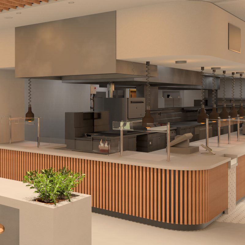 Pharmaceutical Office Cafeteria - Interior Design - Edge DPM