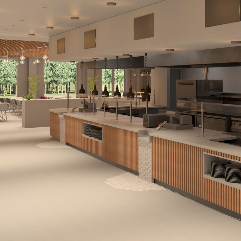 Pharmaceutical Office Cafeteria - Interior Design - Edge DPM