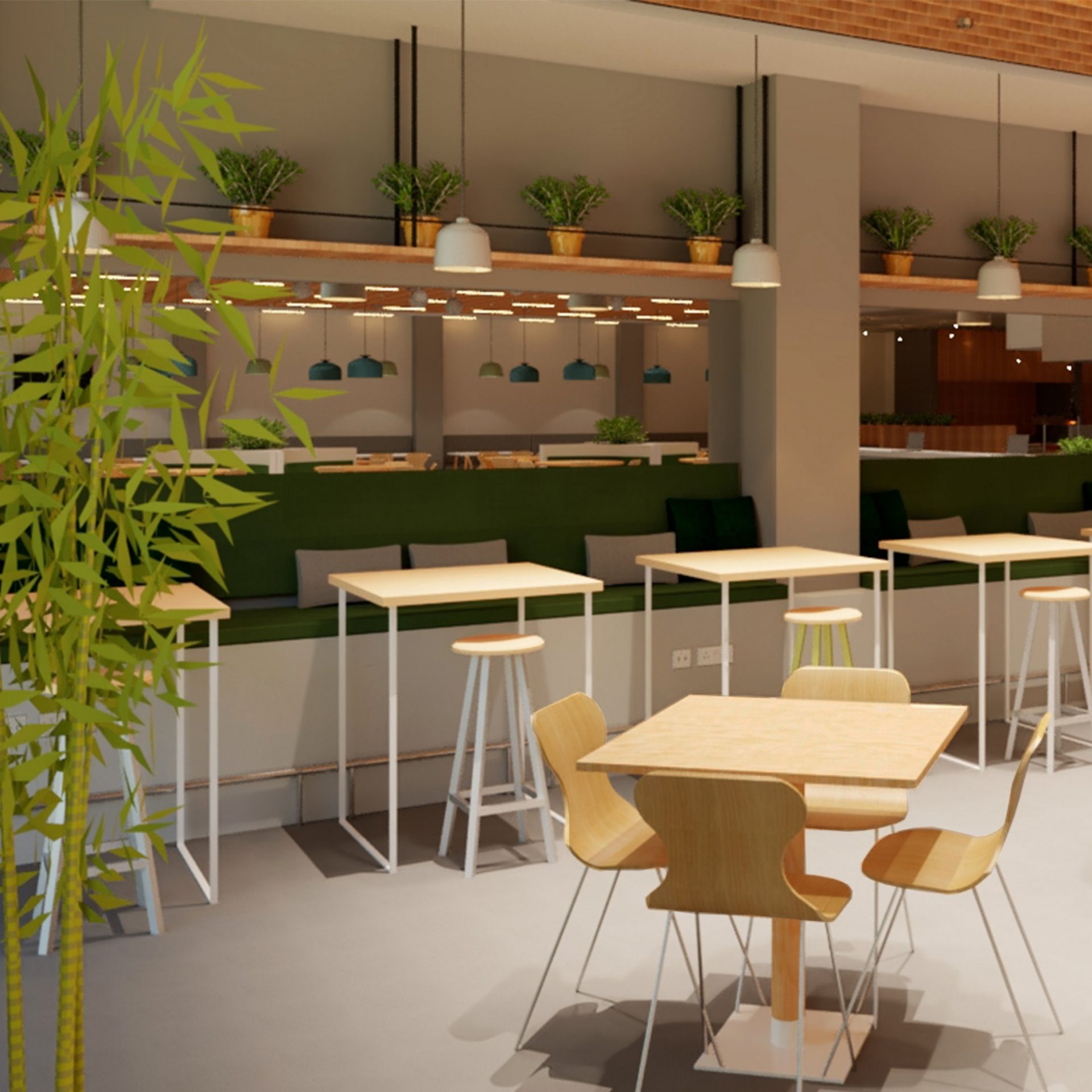 Pharmaceutical Office Cafeteria - Interior Design - Edge DPM