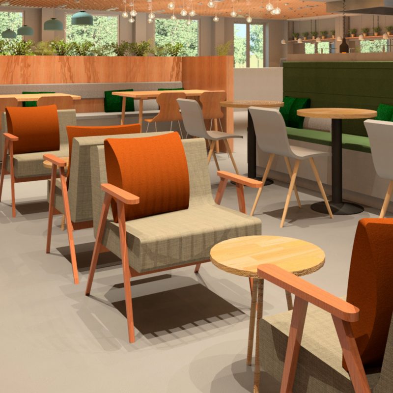 Pharmaceutical Office Cafeteria - Interior Design - Edge DPM
